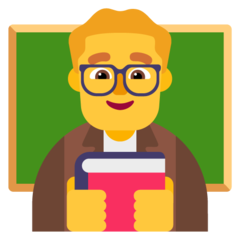 👨‍🏫 Man Teacher Emoji