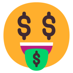 Money-Mouth Face Emoji | Money-Mouth Face Meaning
