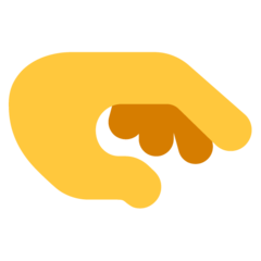Palm Down Hand Emoji | Emoji Palm Down Hand Meaning