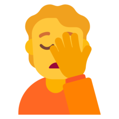 🤦 Face Palm Emoji