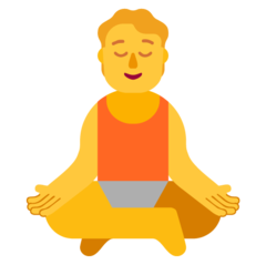 Person in Lotus Position Emoji | Emoji Person in Lotus Position Meaning