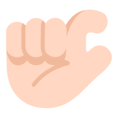 🤏🏻 Pinching Hand: Light Skin Tone Emoji
