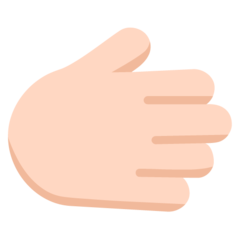 🫱🏻 Rightwards Hand: Light Skin Tone Emoji