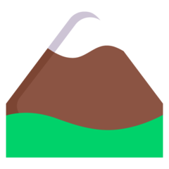 🏔️ Snow Capped Mountain Emoji