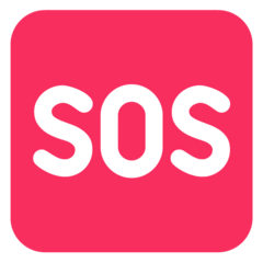 🆘 Squared SOS Emoji