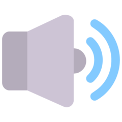 🔊 Speaker with Three Sound Waves Emoji