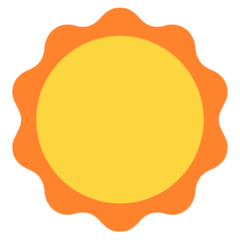 ☀️ Black Sun with Rays Emoji