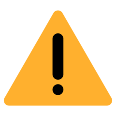 ⚠️ Warning Sign Emoji