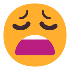 Weary Face Emoji | Emoji Weary Face Meaning