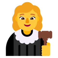 👩‍⚖️ Woman Judge Emoji