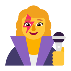 Woman Singer Emoji | Emoji Woman Singer Meaning