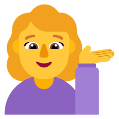 Woman Tipping Hand Emoji | Emoji Woman Tipping Hand Meaning