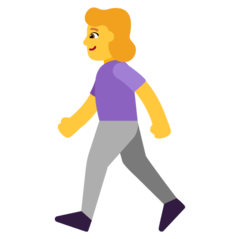 🚶‍♀️ Woman Walking Emoji