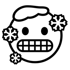 Cold Face Emoji | Emoji Cold Face Meaning