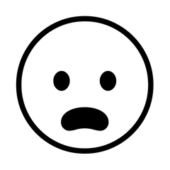 Frowning Face with Open Mouth Emoji | Frowning Face Open Mouth Meaning