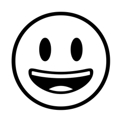 Grinning Face with Big Eyes Emoji | Grinning Face Big Eyes Emoji