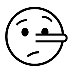 Lying Face Emoji | Lying Face Meaning