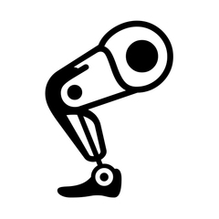 Mechanical Leg Emoji | Emoji Mechanical Leg Meaning