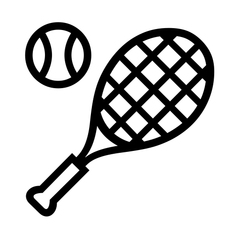 🎾 Tennis Racquet and Ball Emoji