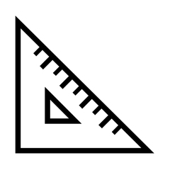 📐 Triangular Ruler Emoji