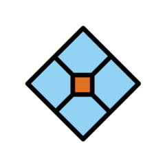 💠 Diamond Shape with a Dot Inside Emoji