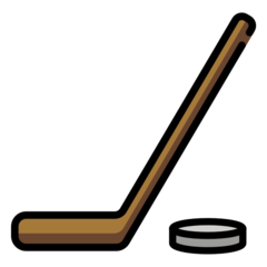 🏒 Ice Hockey Stick and Puck Emoji