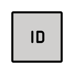 🆔 Squared ID Emoji