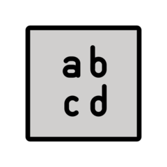 🔡 Input Symbol for Latin Small Letters Emoji