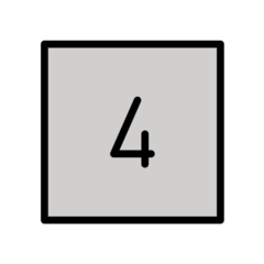 4️⃣ Keycap Digit Four emojis
