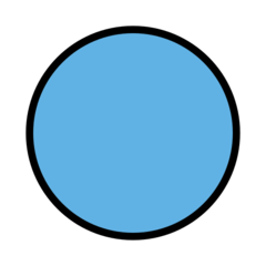 🔵 Large Blue Circle Emoji