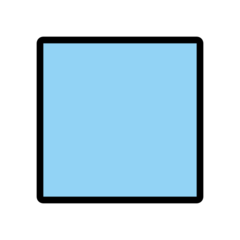 🟦 Large Blue Square Emoji