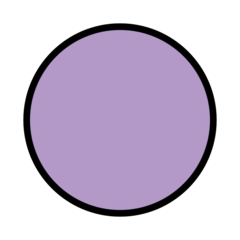 🟣 Large Purple Circle Emoji