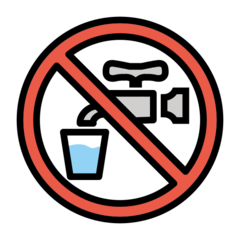 🚱 Non-Potable Water Symbol Emoji
