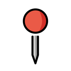 📍 Round Pushpin Emoji