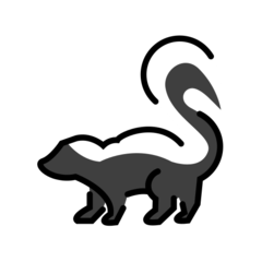 🦨 Skunk Emoji
