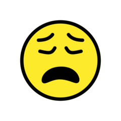 Weary Face Emoji | Emoji Weary Face Meaning
