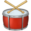🥁 Drum with Drumsticks Emoji