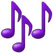 🎶 Multiple Musical Notes Emoji