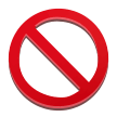 Prohibited Sign Emoji