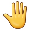 Raised Back of Hand Emoji | Raised Back of Hand Meaning