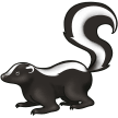🦨 Skunk Emoji