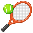 🎾 Tennis Racquet and Ball Emoji