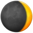 🌒 Waxing Crescent Moon Symbol Emoji