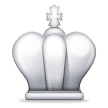 White Chess King Emoji