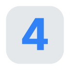 4️⃣ Keycap Digit Four Emoji