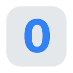 0️⃣ Keycap Digit Zero Emoji