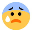 Anxious Face with Sweat Emoji | Anxious Face with Sweat Meaning