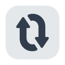 🔃 Clockwise Downwards and Upwards Open Circle Arrows Emoji