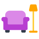 🛋️ Couch and Lamp Emoji