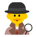 Man Detective Emoji | Emoji Man Detective Meaning